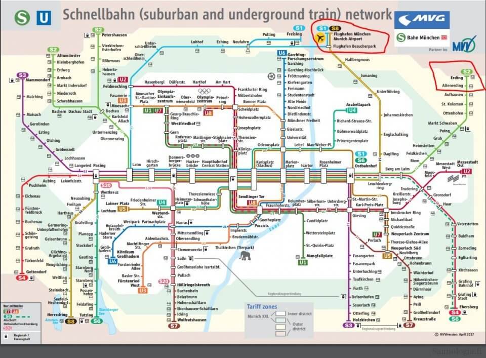 170501-Munich-munchen-erding-S-bahn-railway-map-hilite | Saunologia.fi